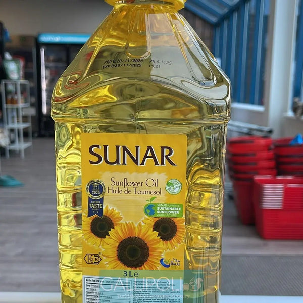 SUNAR SUNFLOWER OIL 3 LITER – Gallipoli Grocery