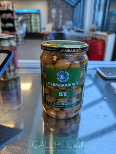 "Marmarabirlik Cizik (M) 850g Glass Jar: Natural Olive Goodness ...