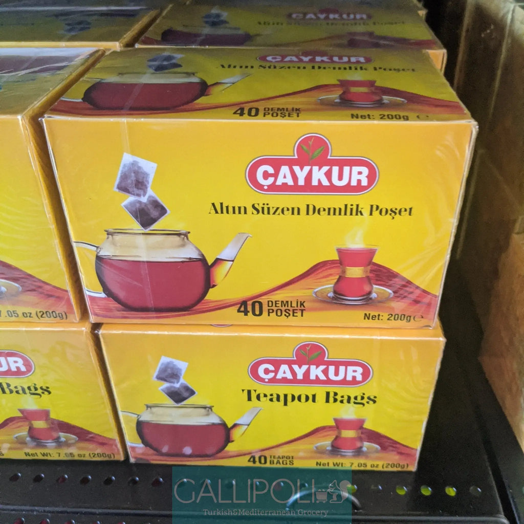 "Caykur Siyah Suzen Demlik Poset Cay 40pcs - Black Tea Bags for ...