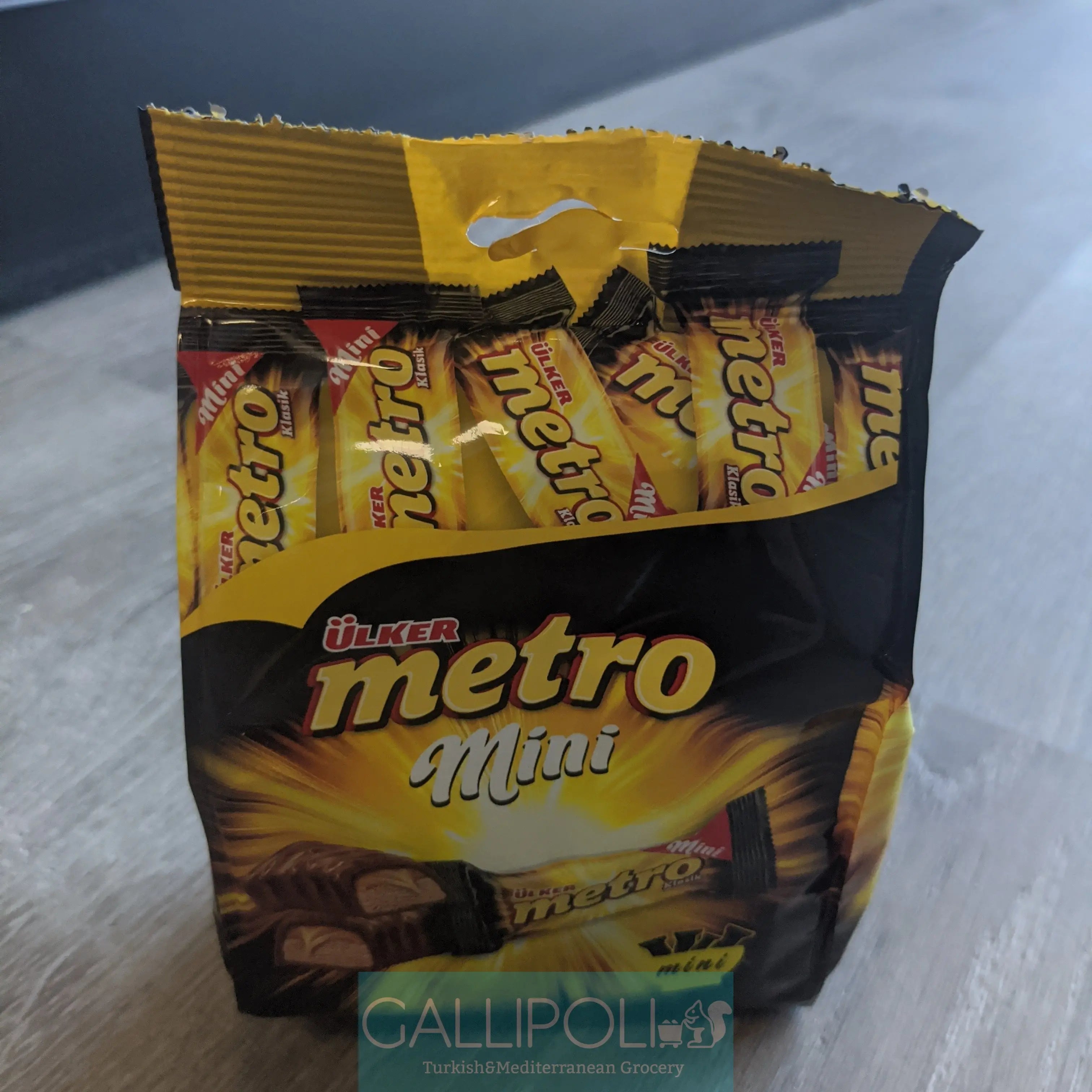 ULKER METRO MINI POSET Nougat Caramel Chocolate Bar Bag 102g ...